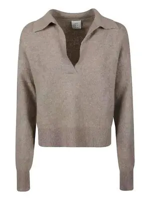 ALMADA LABEL V-Neck Cardigan