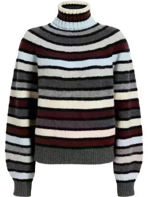PROENZA SCHOULER Danea Striped Roll-Neck Sweater