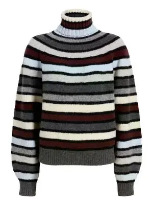PROENZA SCHOULER Danea Striped Roll-Neck Sweater