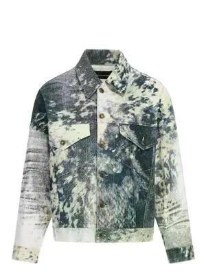Roberto Cavalli Appaloosa Print Jacket - Blue