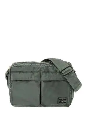 PORTER-YOSHIDA & CO Zipped Tanker Messenger Bag - Green