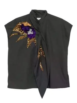 PSOPHIA Sequin-Embellished Blouse