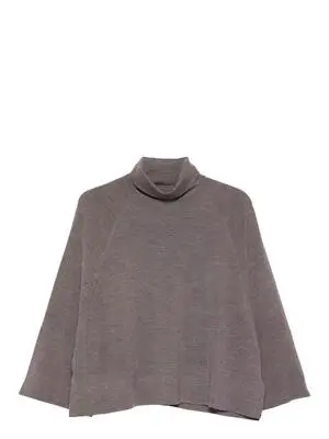 PSOPHIA Fine-knit Jumper - Grey