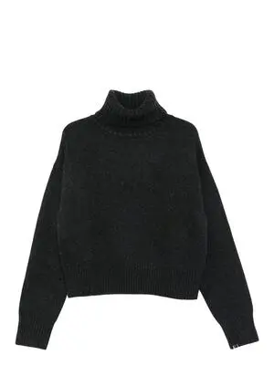 EXTREME CASHMERE X Cashmere Roll Neck Sweater - Black