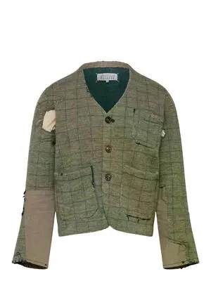 MAISON MARGIELA Virgin-wool Cardigan - Green
