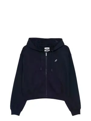SPORT B. BY AGNÈS B. Dino-embroidered Hoodie - Blue