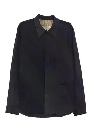 ZIGGY CHEN Wool Shirt - Blue