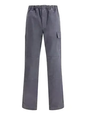 GR10K Cargo-pocket Washed Trousers - Grey