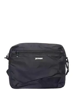 K-WAY Zipped Messenger Bag - Black