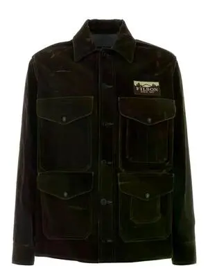 Junya Watanabe Velvet Flap-pocket Jacket - Brown