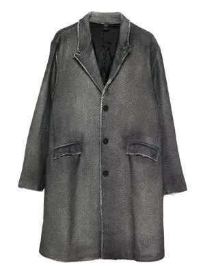 Avant Toi Single-breasted Coat - Grey