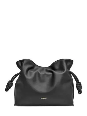 Loewe Medium Knotted Clutch - Black