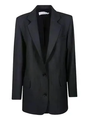 IRO PARIS Pinstripe Guilda Jacket - Black