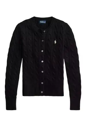 Polo Ralph Lauren Cable-knit Cardigan - Black
