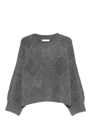 IRO PARIS Cable-knit Sweater - Grey