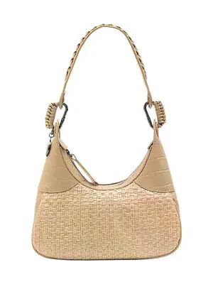 ISLA Woven Shoulder Bag - Neutrals