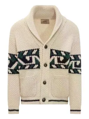 RAKKI Jacquard Cardigan - Neutrals