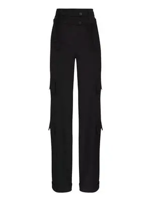 GLORIA COELHO Belted Cargo Trousers