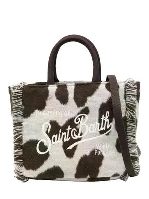 MC2 SAINT BARTH Cow-print Tote Bag - Neutrals