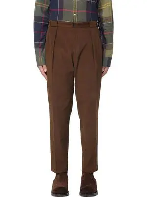 BRIGLIA 1949 Flat Front Trousers - Brown
