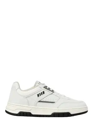 MSGM Lace-up Sneakers - White