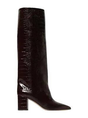 Paris Texas Knee High Boots - Brown