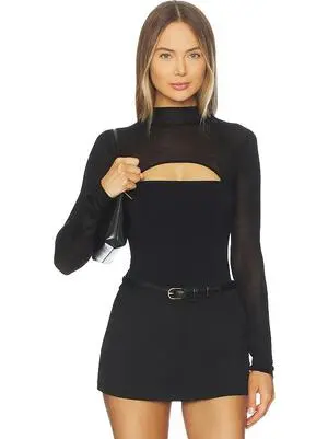 Fleur Du Mal Kate Bodysuit Black