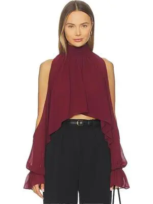 LOVERS AND FRIENDS Felicity Top - Oxblood