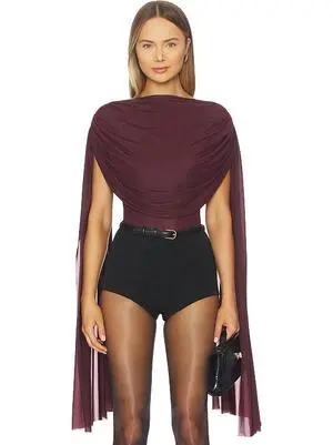 MAYGEL CORONEL Burano Bodysuit - Vino