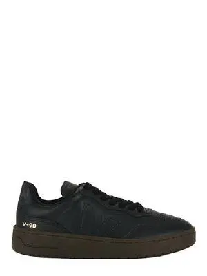 VEJA V-90 Sneaker - Full Black & Eagle