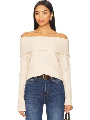 Heartloom Kendra Off-the-shoulder Sweater - Ecru
