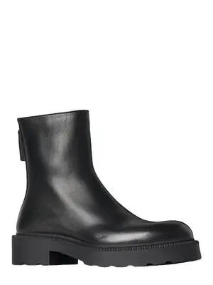 THE ROW Nobilis Lug Sole Bootie - Black