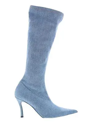 DIESEL Dvenus Kbt Knee High Boot - Light Blue