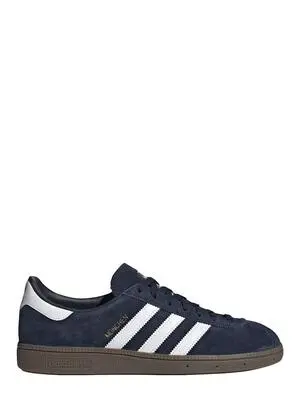 Adidas Munchen Gum Sneakers - Collegiate Navy/clear Blue/gold Metallic