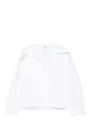 Séfr Arc-collar Shirt - White