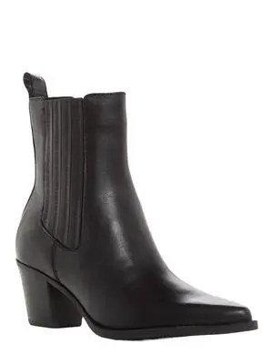 Dolce Vita Bryn Pointed Booties Black Leather