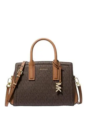 Michael Kors Laila Small Satchel - Brown/acorn