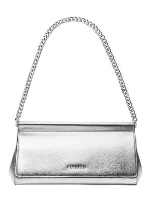 Michael Kors Carmine Medium East West Clutch - Silver