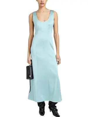 Proenza Schouler White Label Isabelle Dress - Sea Glass