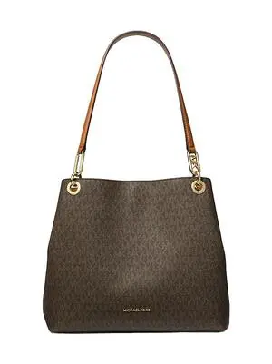 Michael Kors Kensington Large Shoulder Tote - Brown/acorn