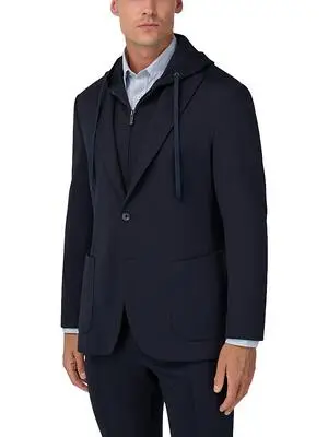 Boggi Milano Madison Jacket With Removable Bib - Navy Blue