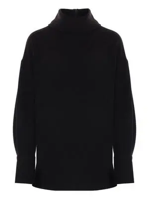 Alberto Biani High-neck Jumper - Black