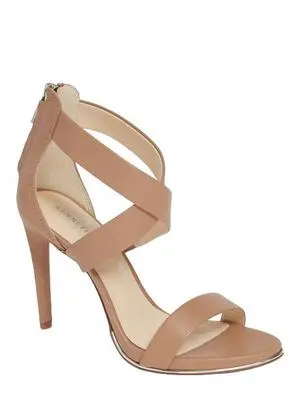 KENNETH COLE Brooke Stiletto Sandals - Latte