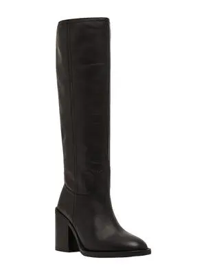 Blondo Waterproof Knee High Boot - Black Leather