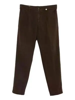 MYTHS Pleated Trousers - Brown
