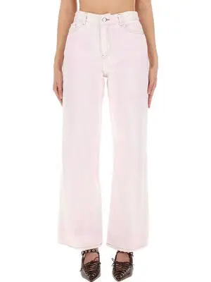 GANNI Relaxed Fit Jeans - Pink
