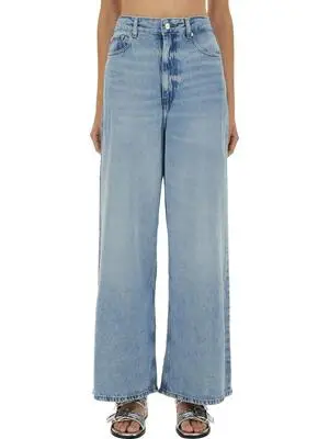 GANNI Baggy Fit Jeans - Denim