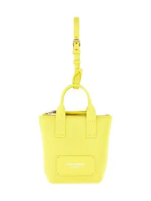 Dolce & Gabbana Leather Minibag Charm - Yellow