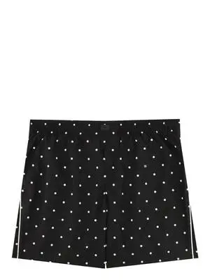 Dolce & Gabbana Polka Dot Print Swimsuit - Black