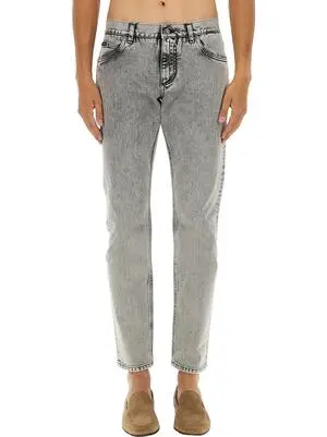 Dolce & Gabbana Cotton Regular Trousers - Grey